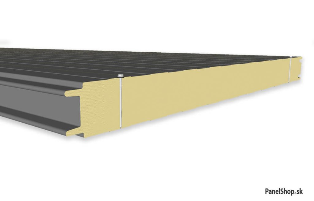 Sandwich paneel mit polyisocyanurat-PIR-kern – Fassade