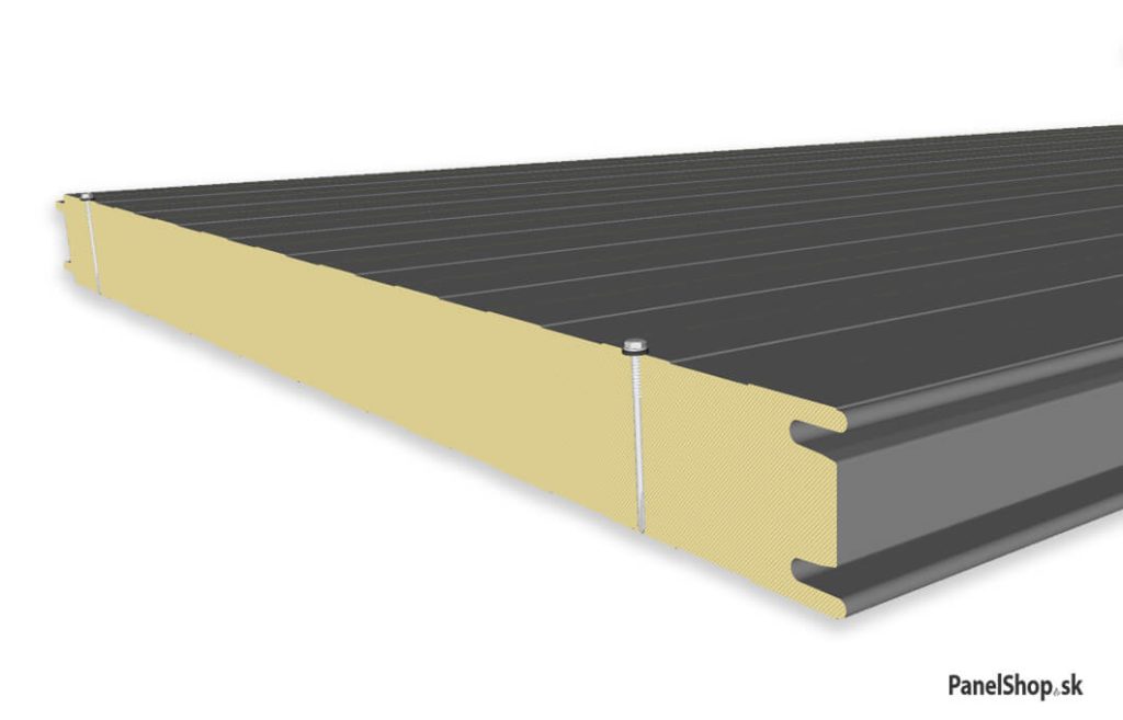 Sandwich paneel mit polyisocyanurat-PIR-kern – Fassade