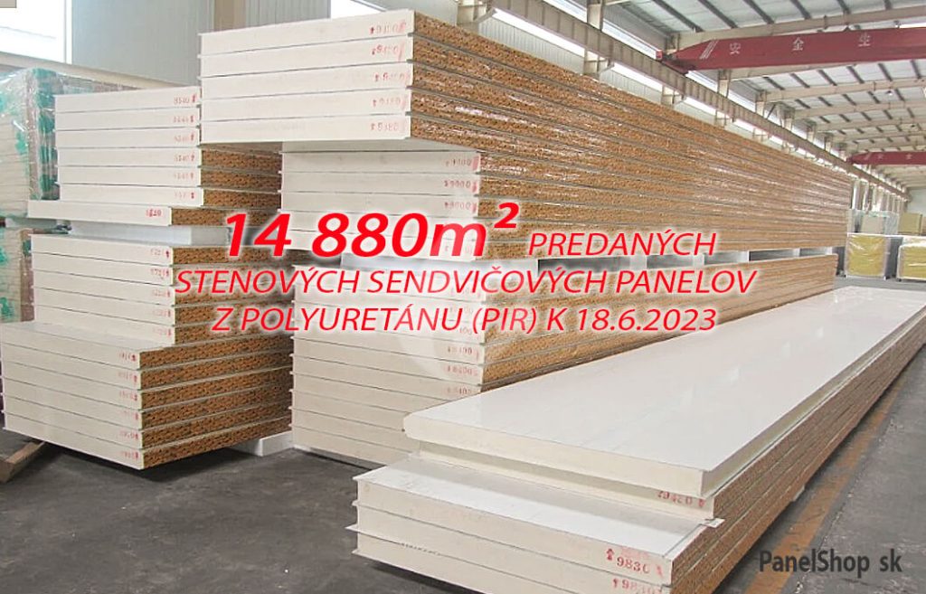 Sandwich paneel mit polyisocyanurat-PIR-kern – Fassade